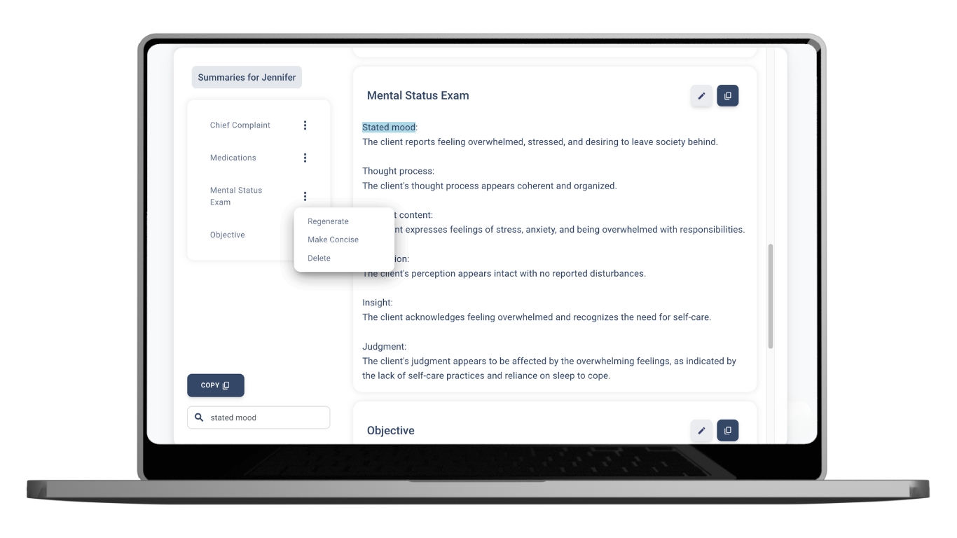 Ai Documentation Tool for Providers | Optimind-ai - Note Taking made simple